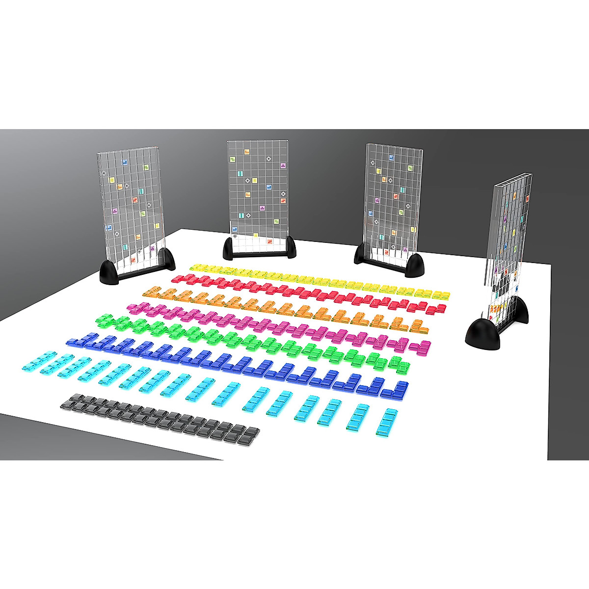 Buffalo Games - Tetris - Strategic Puzzle Game - Great for Family or Adult Game Night - Ages 8 and Up - 2 to 4 Players