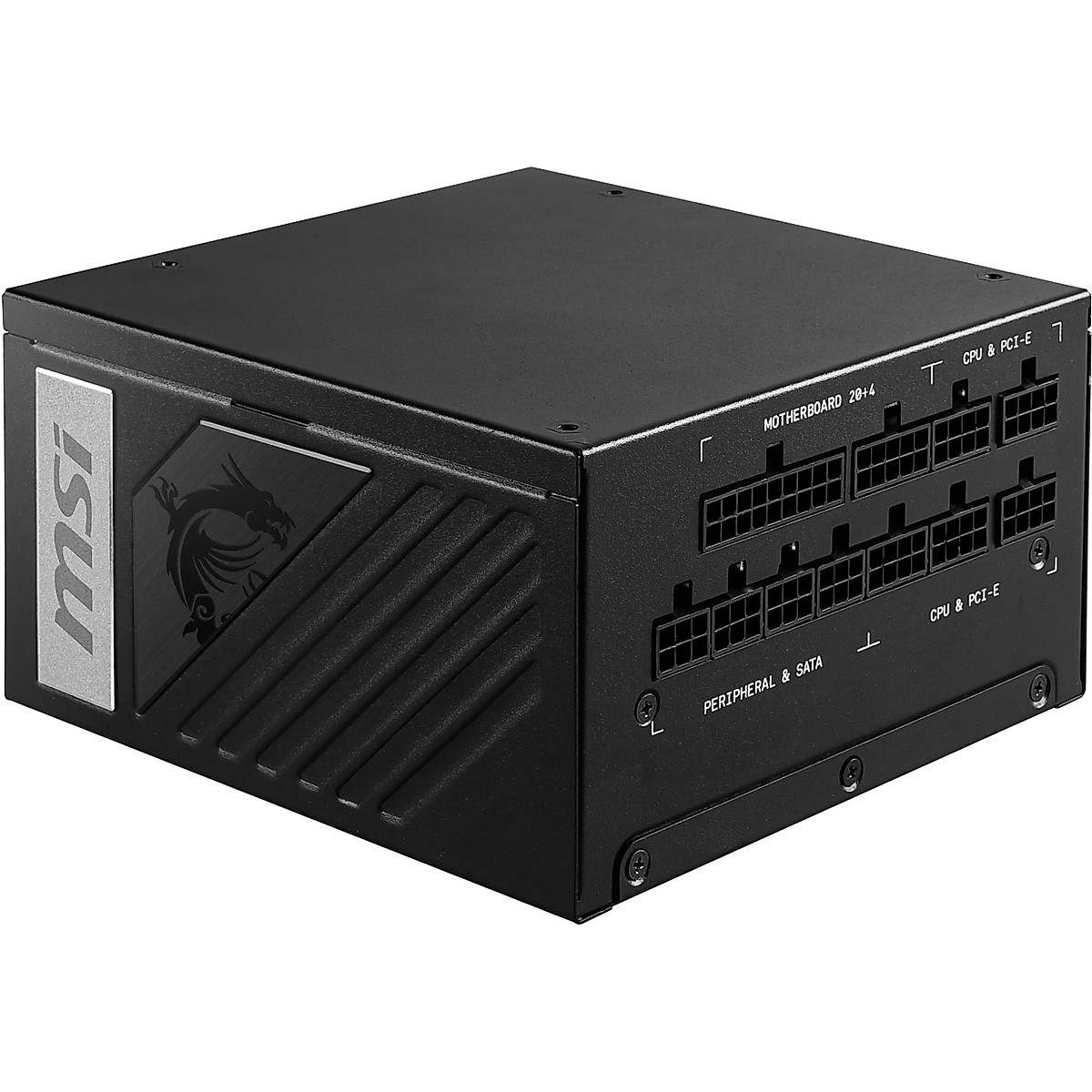 MSI MPG A1000G Gaming Power Supply - 80 Plus Gold Certified 1000W - 0% RPM Mode - Fully Modular - 100% Japanese 105°C Capacitors - Compact Size - ATX PSU