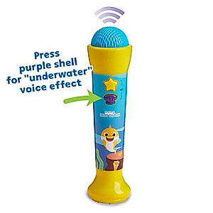 WowWee Baby Shark Official Silly Sing-Along Microphone with Try Me