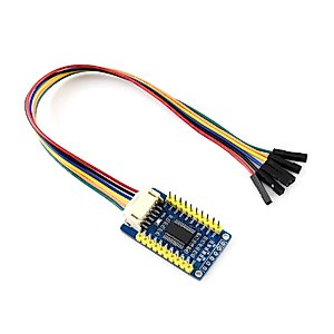 MCP23017 IO Expansion Board I2C Interface 5V/3.3V Voltage Expands 16 I/O Pins 8pcs of Boards can Stack to Use at The Same Time up to 128 I/O Pins Allows Multi I2C modules to be Stacked