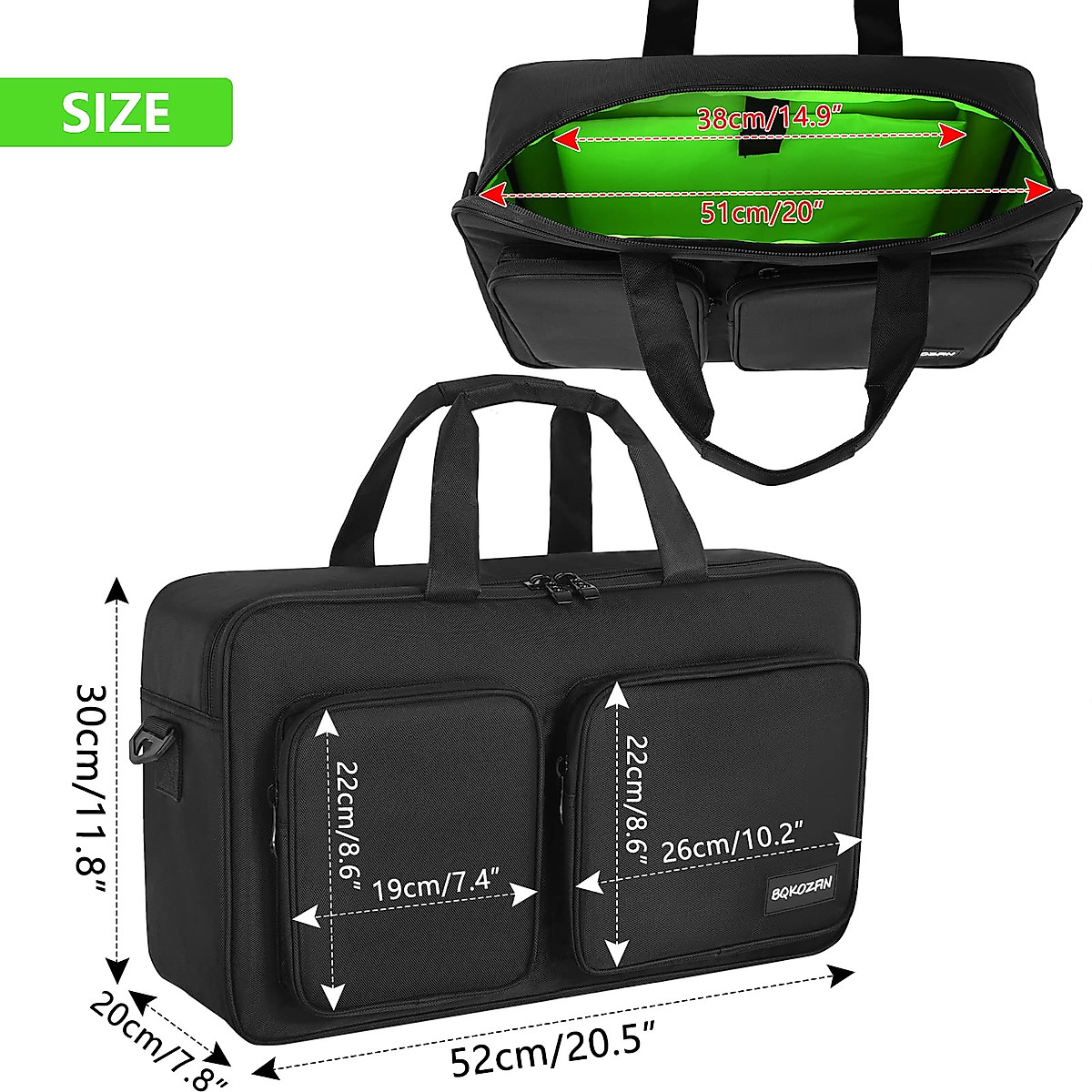 IBVIVIC Protector Bag Fit For Pioneer DDJ FLX4 Flx 4 DJ Lite SB 2 3 SB2 DJ RB Controller Travel Bag SB3, DJ Controller Carrying Case
