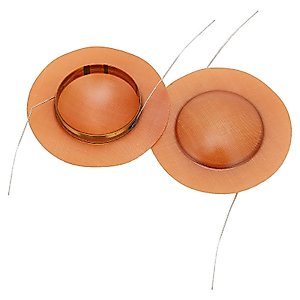 2PCS Tweeter Voice Coil,Tweeter Accessory Speaker Repair Parts,25mm / 0.98in Dome,Soft and Elastic Resin Sound Film Tweeter Voice Coil