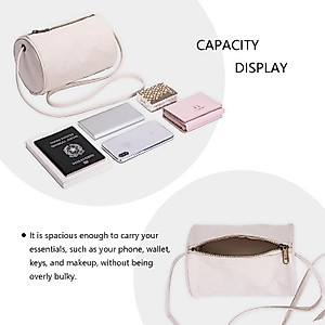 YONBEN Cross Body Bag Womens Casual Cylinder Shape Handbag Simply New Popular Shoulder Bag Lightweight Stylish (Black)