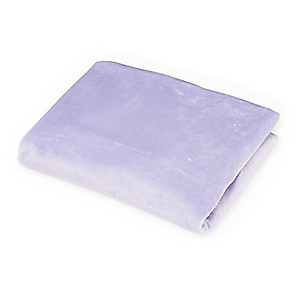 American Baby Company Heavenly Soft Chenille Fitted Contoured Changing Pad Cover, Lavender, for Girls