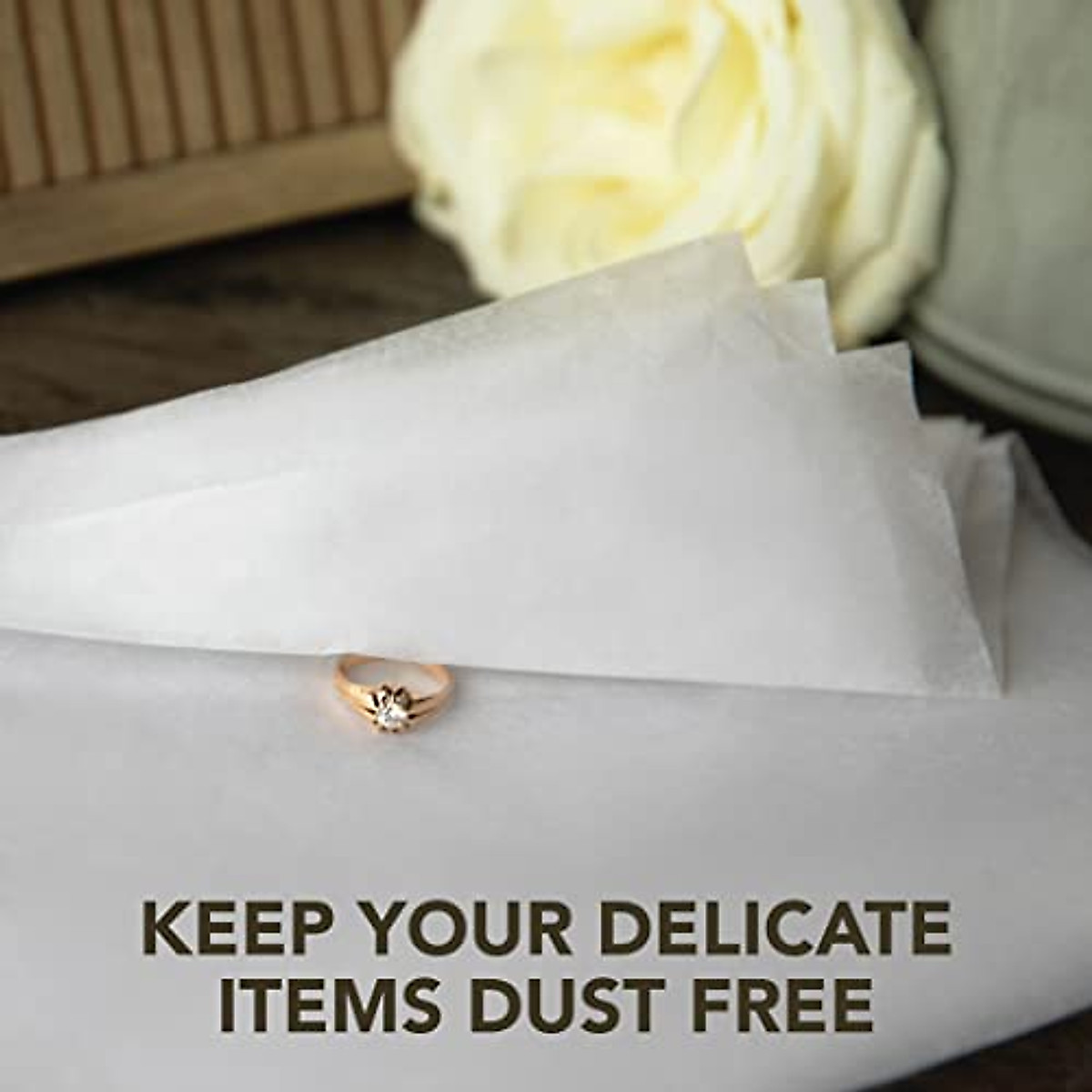 White Tissue Paper for Gift Bags 15" x 20" 100 Sheets, Bulk Tissue Paper for Packaging- 100 Sheets Premium White Tissue Paper,Wrapping Tissue Paper - 15x 20 Inches (White Tissue 100ct 15x20in)