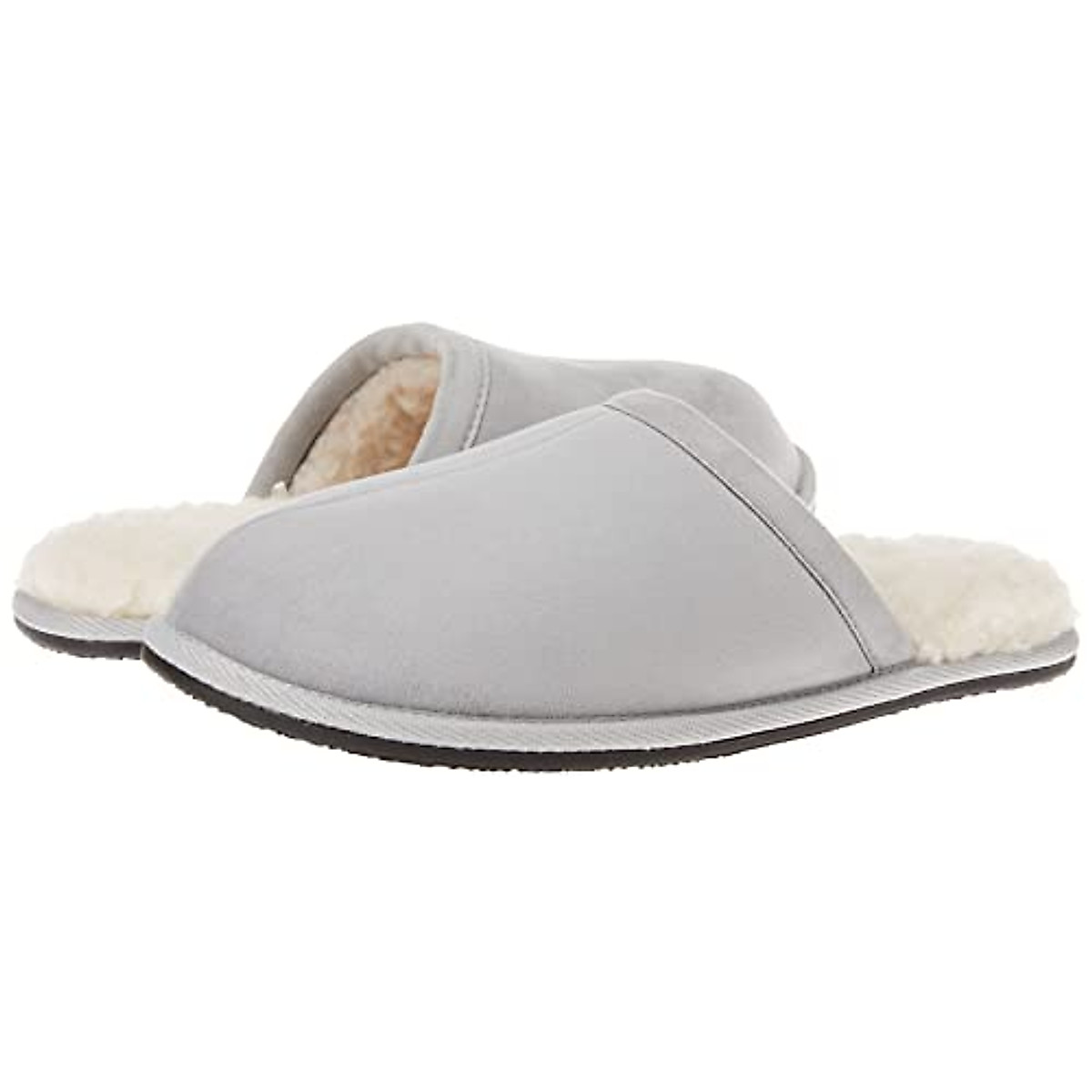 Amazon Essentials Women's Cozy Slipper, Grey, 9