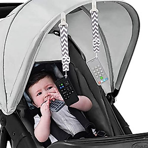 GOQELK Baby Teething Toys, Teething Toys for Babies 0-6-12-18 Months, Phone Teething for Babies, Teethers for Babies Boys Girls Baby Molar Teether Chew Toys Set | (Pack of 2)…