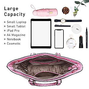 Dasein Two Tone Purses and Handbags for Women Tote Bags with Matching Wallet and Shoulder Strap