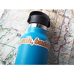 Yeah Buddy Sticker, Ronnie Coleman Body Building Gym Sticker for Hydroflask, Laptop, Water Bottle, Funny Philly Sayings, Jersey Shore Quotes