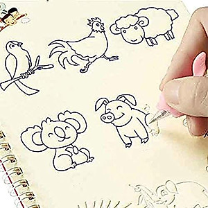 English Calligraphy Copybook Reusable Writing Magic Book Cursive Handwriting Set (4 Copybooks with pen)