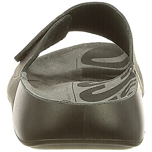 ECCO Women's Cozmo One Band Slide Sandal, Black, 9-9.5