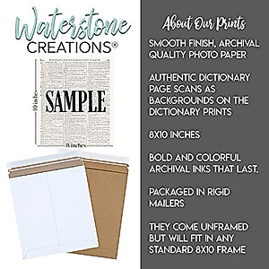 3-Pack Ruth Bader Ginsburg Quotes Bundle, Fight for the Things, Real Change, and Women Belong, Notorious RBG, Dictionary Art Photo Print, 8x10 Unframed