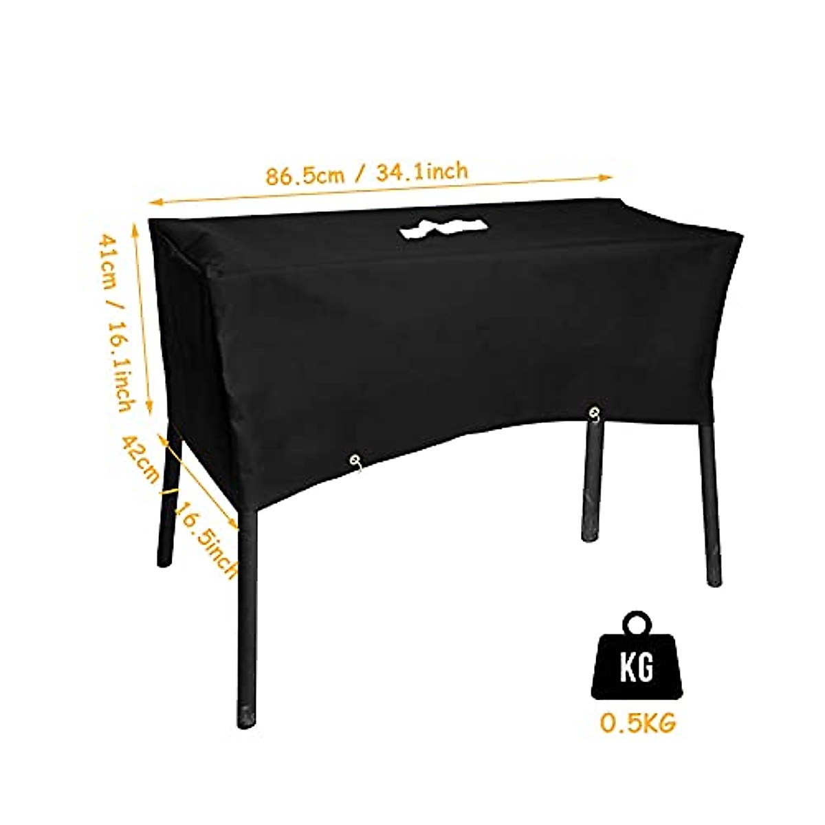 QuliMetal Patio Cover and Stove Carry Bag for Camp Chef 2 Burner Stoves