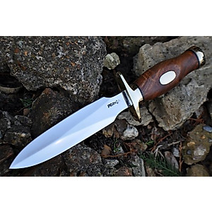 Perkin - Fixed Blade Hunting Knife With Sheath For Belt - JES