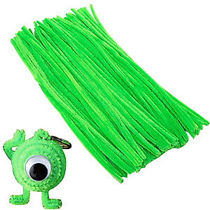 Pipe Cleaners- 400pcs Chenille Stems Pipe Cleaners Craft Supplies for DIY Art Craft Decorations Arts and Crafts for Kids, Crafts, Craft Supplies, Art Supplies (Green)
