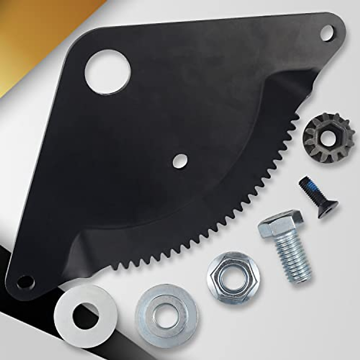 AMTHKNO 532194732 194732 Sector Plate/Steering Gear Rebuild Kit Compatible with Craftsman, AYP, Poulan Mower and Garden Tractor Replace Models 587738906 532194747