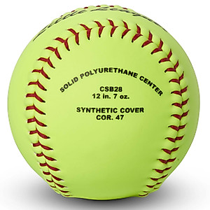 Champro Little League Poly Synthetic Cover, Red Set (Optic Yellow, 12-Inch)