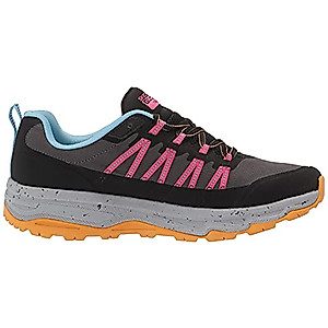 Skechers Women's GO Run Trail Altitude-River Sneaker, Black/Light Blue, 6