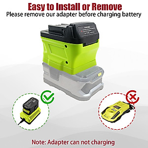 Laimiao Adapter for Ryobi 18V Battery, Convert to Replace for Milwaukee M18 18V Lithium Battery for Milwaukee M18 18V Power Tools(RYB18ML Adapter Not Battery)