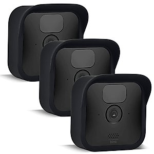 Pickle Power Silicone Skin Cover for All-NEW Blink (3rd Gen), 3 Pack Weatherproof Protective Case Cover for Blink Outdoor Indoor Home Security Camera (Black)