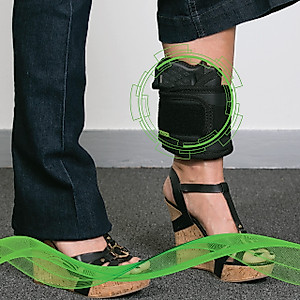 Sticky Holsters AnkleBiter Wrap Leg Rig Ankle Holster with Strap Accessory - for Concealed Carry Leg, Thigh, Ankle Gun Case Holder for Men and Women; Black