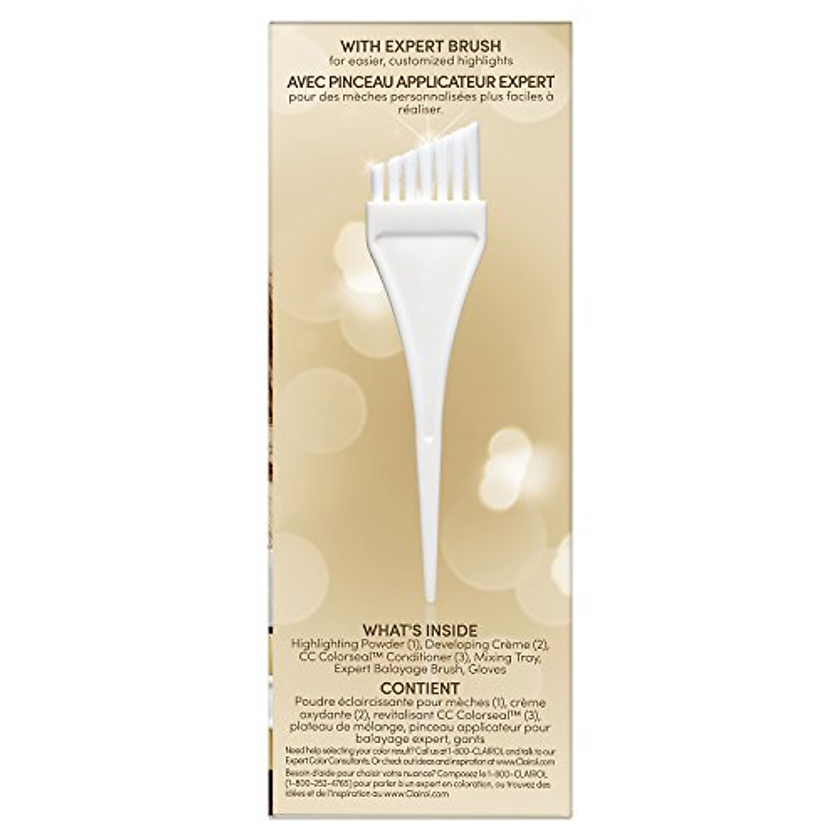 Clairol Nice'n Easy Balayage Permanent Hair Dye, Brunettes Hair Color, Pack of 3