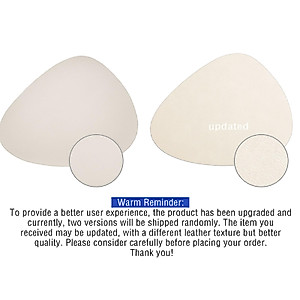 AHHFSMEI Placemats Set of 6 Faux Leather Place mats for Dining Table Heat-Resistant Non-Slip Washable Waterproof Coffee Mats Easy Clean Table Mats and 6 Coasters(Light Grey)