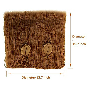 Dog Halloween Costumes Lion Mane for Dog Halloween Party Realistic and Funny Lion Wig Clothes for Large Medium Sized Dogs for Cosplay