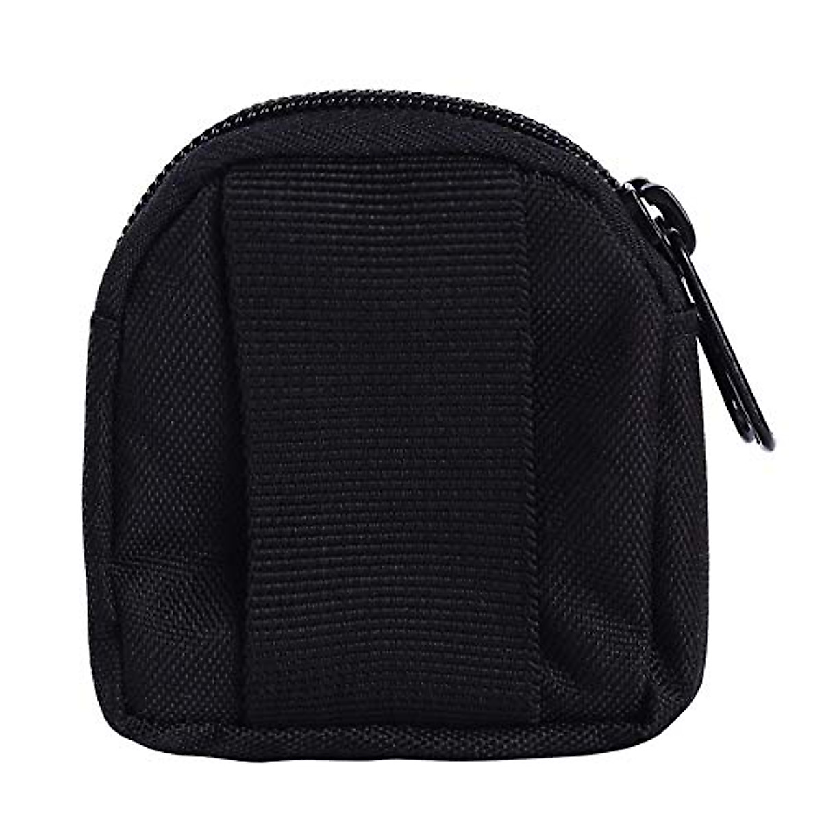 GloryMM Coin Purse Double Layer Zips Wallet Outdoor Change Purse for Sports Hiking Camping,Black