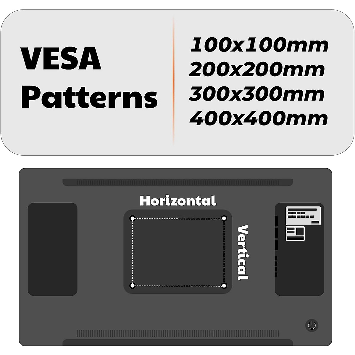 Studless TV Wall Mount, Heavy Duty Drywall TV Bracket Hanger for 26-55 inch Flat Screen TVs, No Stud, No Drill, No Anchors, Easy Install with All Hardware Included