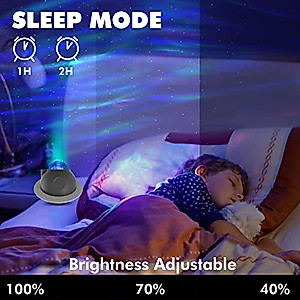 Star Projector with Remote Touch Control,Bluetooth Music Speaker & White Noise Galaxy Light Projector, LED Night Light for Kids Adults,for Home Decor Bedroom,Ceiling,Party