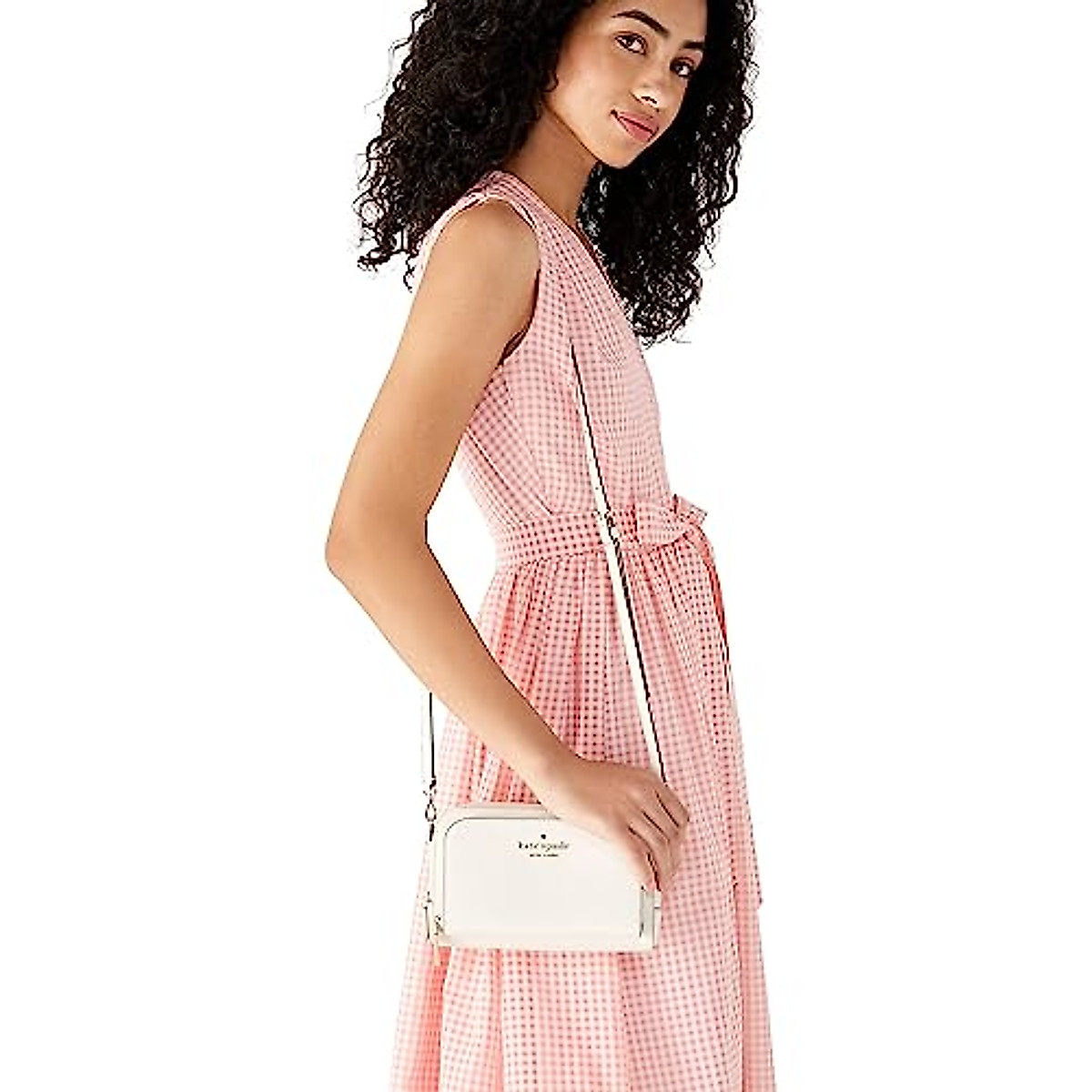 Kate Spade Staci Dual Zip Around Crossbody (Parchment)