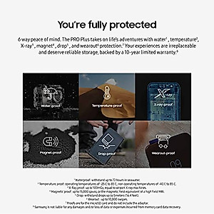 SAMSUNG PRO Plus microSD Memory Card + Adapter, 512GB MicroSDXC, Up to 180 MB/s, Full HD & 4K UHD, UHS-I, C10, U3, V30, A2 for Android Phones, Tablets, GoPRO, DJI Drone, MB-MD512SA/AM, 2023