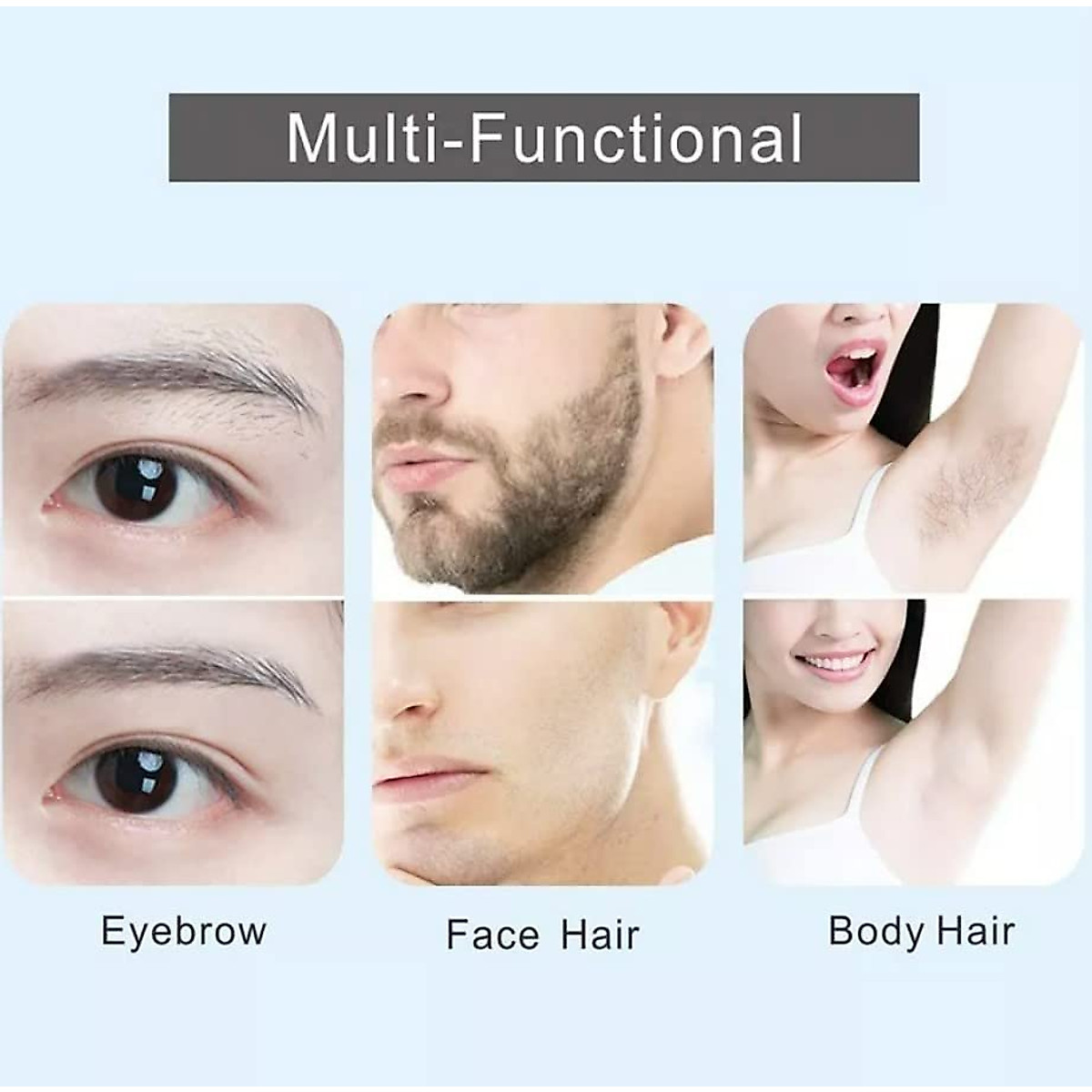 Derma-Plane Razor | Biodegradable Face Razor | Eyebrow Shaper | Recycled Wheat Straw Material | Eco-Friendly | 3 Count (Pack of 1)