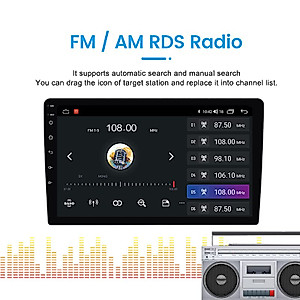 Android 12 Car Radio Stereo for Volvo XC70 V70 S60 2005-2009, Biorunn 9 Inch Octa Core GPS Navi Wireless Wired Car-Play Android Auto Head Unit IPS Touch Screen FM AM RDS DSP, 8GB RAM 128GB ROM
