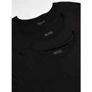HUGO Boss Boss Men's T-shirt Rn 3p Us Co 10145963 01, black, Large