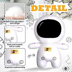 Stuffed Astronaut Toy Plush for Kids - Soft, Cuddly Spaceman Body Pillow for Outer Space Themed Room Decor & Bedtime Gifts