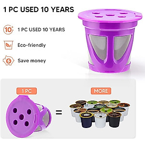 12pcs Reusable K Cups for Keurig Supreme and K Supreme Plus,12 Refillable Kcups Coffee Filters for Keurig K Supreme