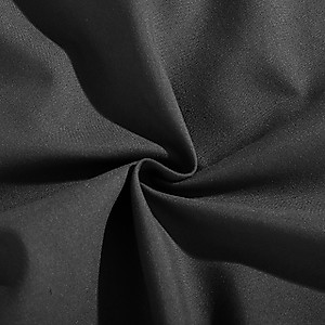 Evolive Ultra Soft Microfiber Body Pillow Cover/Pillowcases 21"x54" with Hidden Zipper Closure (21"x54" Body Pillow Cover, Black)