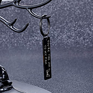 Office Couple Gift Idea Valentine Gifts for Him Boyfriend from Girlfriend The Office TV Show Couple Gifts 2 pcs Keychain the Office Gifts for Men Women Him Her Christmas New Year the Office Lover Gift