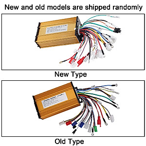 Electric Bike Speed Motor Controller E Bike Brushless Controller, Electric Scooter Motor Speed Controller Three Mode 12 Tube, 1000W-1500W Motor Controller