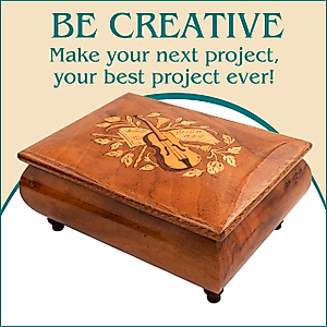 Peachtree Woodworking Supply Veneer Variety Pack for Marquetry and Inlay Work with 15 Square Feet of Domestic •Exotic •Various Grain and Color Dyed Raw Wood Veneers •No Two Packs are Alike