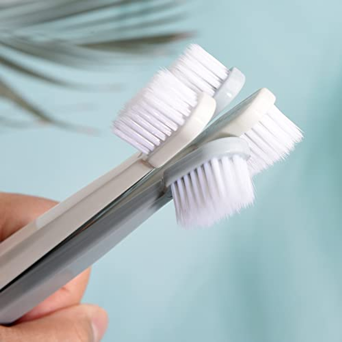 HiTuYi Manual Disposable Toothbrush Hotel Toothbrush Soft Bristle Travel with Toothpaste Individually Wrapped Paper Box 30pcs per Case