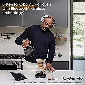 Kobo Sage | eReader with PowerCover & Stylus Bundle | 8” HD Glare Free Touchscreen | Waterproof | Blue Light Reduction | Bluetooth | WiFi | 32GB of Storage