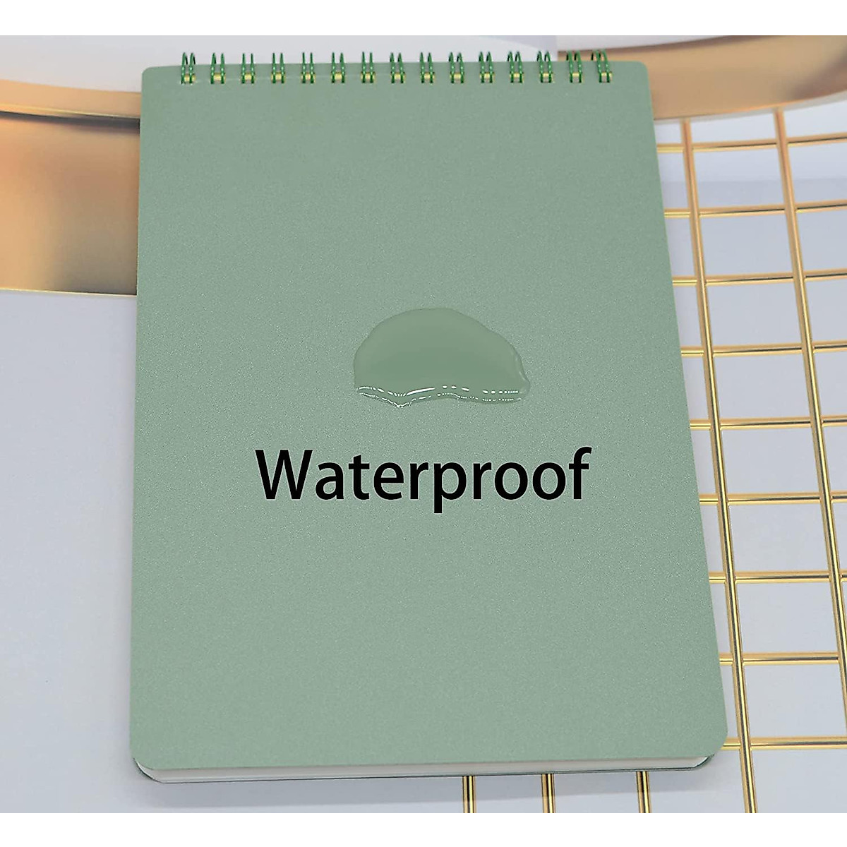 Yansanido Top Bound Spiral Notebook, 4 Pcs 4 Color 9.8 Inch x 6.9 Inch B5 Size Thick Plastic Hardcover 7mm College Ruled Paper 80 Sheets (160 Pages) Journal for School and Office Supplies (4 Pcs B5)