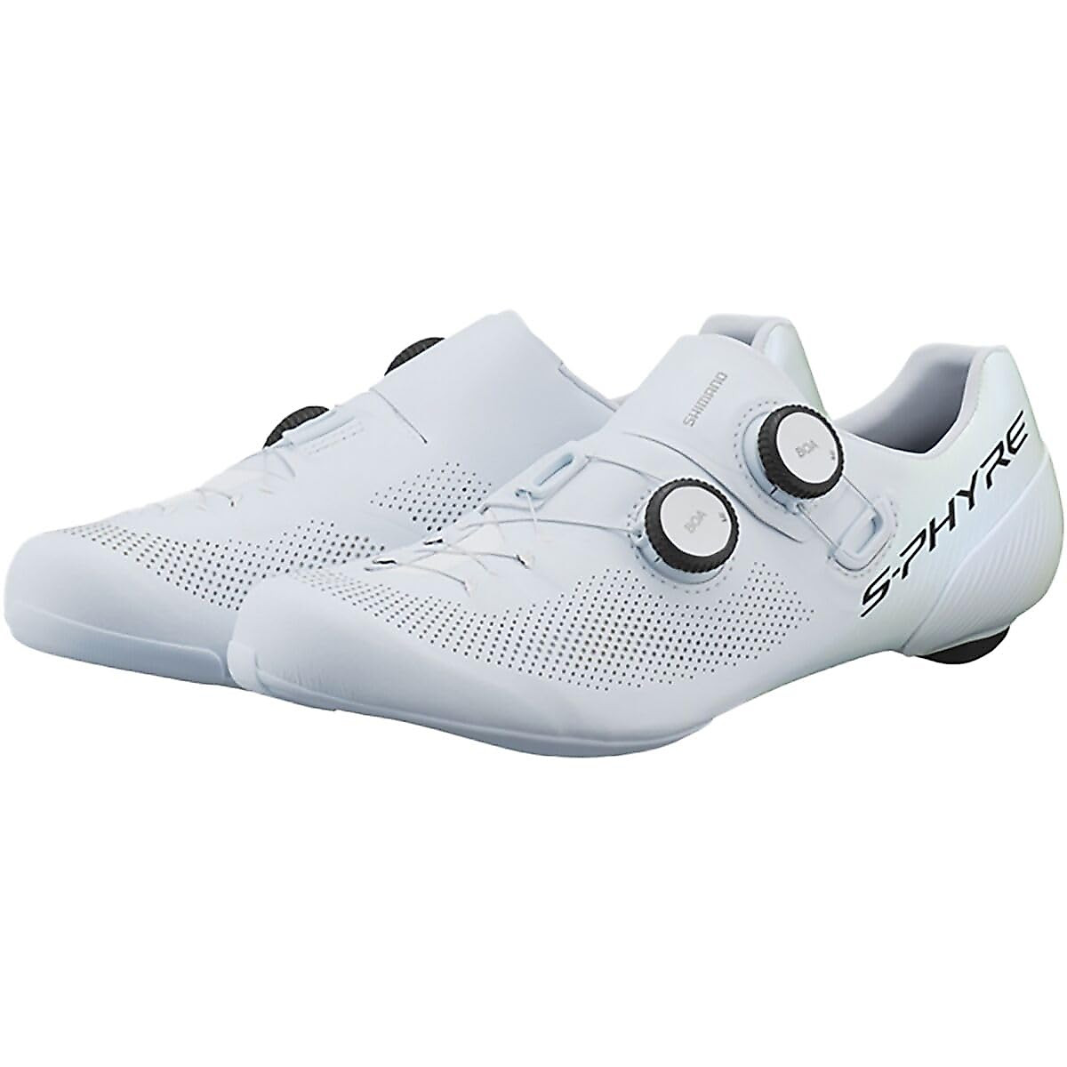 SHIMANO RC903 S-PHYRE Wide Cycling Shoe - Men's White, 43.0