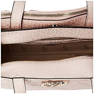GUESS womens Dilla Elite Society Satchel, Blush, One Size US