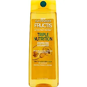 Garnier Fructis Triple Nutrition Shampoo, Dry to Very Dry Hair, 12.5 fl. oz.