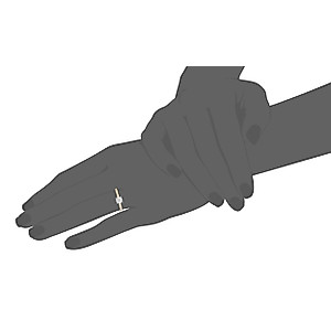 14k Yellow Gold Round Solitaire Diamond Engagement Ring (1/2 cttw, H-I Color, I2-I3 Clarity), Size 8