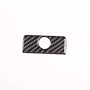 Fit for Toyota Tacoma 2016 2017 2018 2019 2020 2021 Real Carbon Fiber Car Sundries Storage Box Switch Panel Cover Decorative Sticker Protection Car Interior Accessories 1 PCS